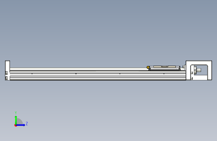 KK60-400A1-F0 模组 标准A1滑座 KK60-A1-F0 替换上银_STEP_模型图纸下载 – 懒石网