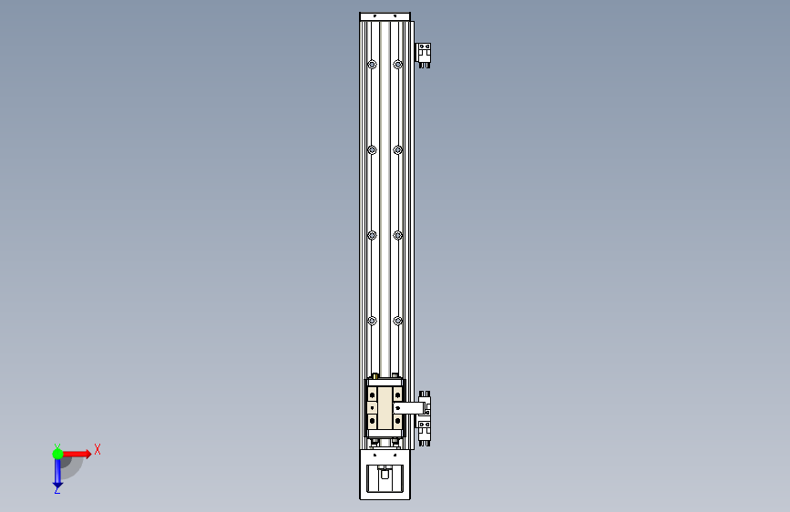 KK60-500A1-F0 模组 标准A1滑座 KK60-A1-F0 替换上银_STEP_模型图纸下载 – 懒石网