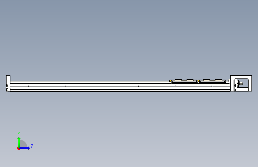 KK60-600A2-F0 模组 标准A2双滑座 KK60-A2-F0 替换上银_STEP_模型图纸下载 – 懒石网