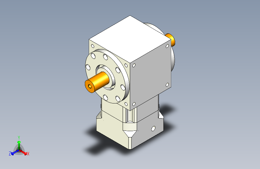 PW210双孔 PGH180T-L2 35-114.3-200-M12转向器_STEP_模型图纸下载 – 懒石网