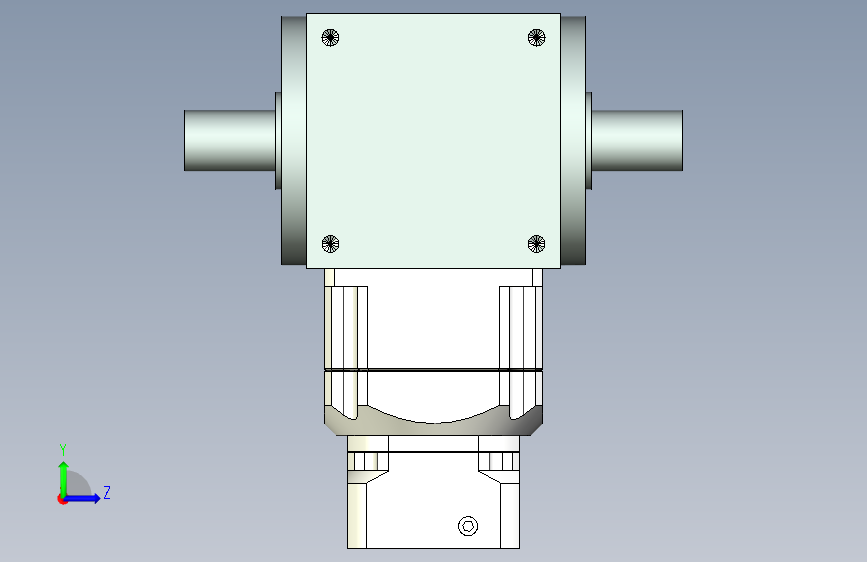 PW210双轴 PGH180T-L2 22-110-145-M8转向器_STEP_模型图纸下载 – 懒石网