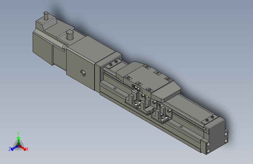 GTH4-L#-50-BC-M05-C3 GTH4内嵌式螺杆滑台 电机直连 TOYO模组滑台电缸_STEP_模型图纸下载 – 懒石网