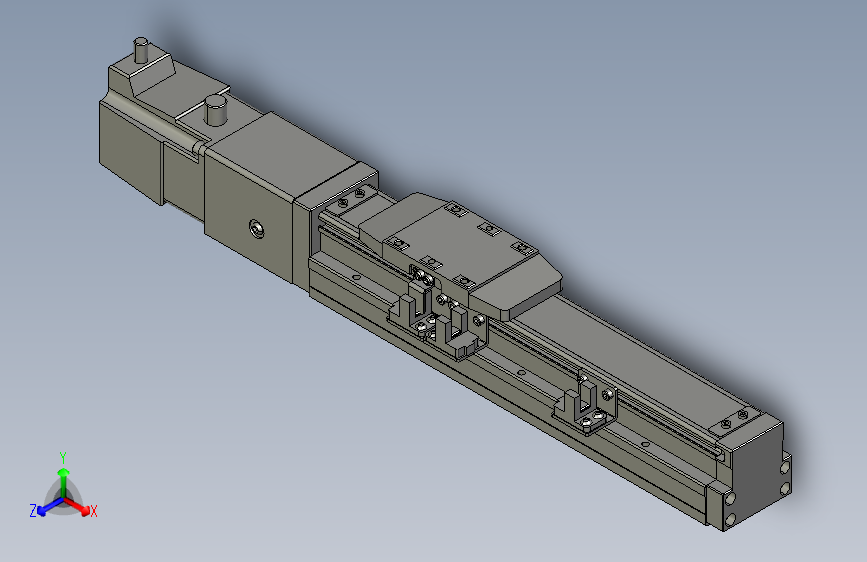 GTH4-L#-300-BC-M05-C3 GTH4内嵌式螺杆滑台 电机直连 TOYO模组滑台电缸_STEP_模型图纸下载 – 懒石网