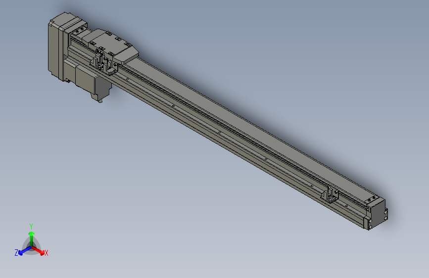 GTH4-L#-500-BM-M05-C3 GTH4内嵌式螺杆滑台 电机后折 TOYO模组_STEP_模型图纸下载 – 懒石网