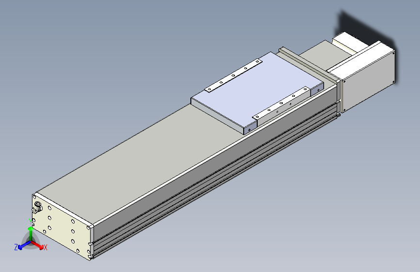 MCB22无尘皮带滑台[MCB22-L40-500-L-P75-C3]_STEP_模型图纸下载 – 懒石网