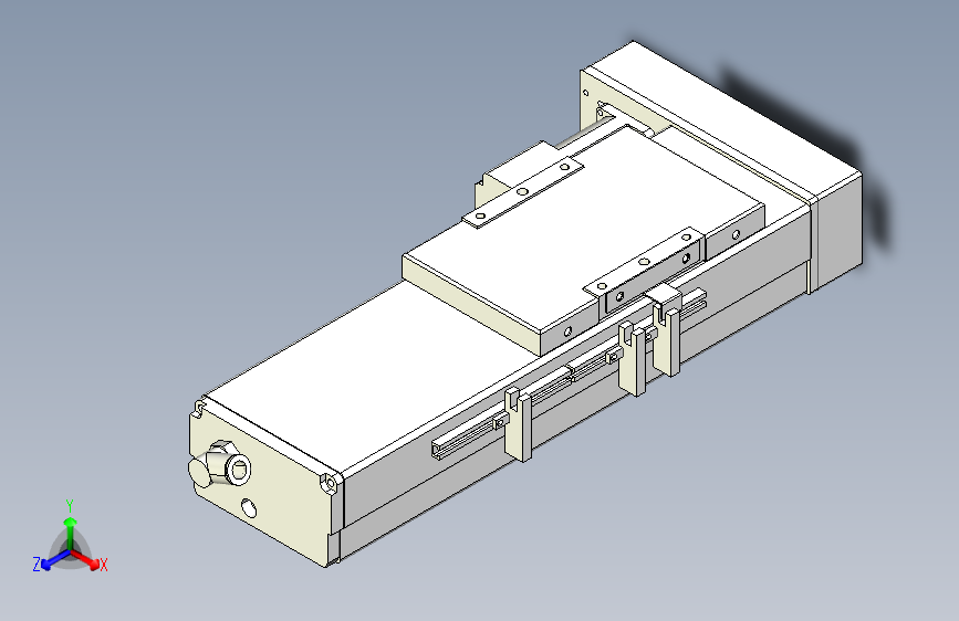 MCH10无尘螺杆滑台[MCH10-L#-100-BL-P10-C3]_STEP_模型图纸下载 – 懒石网