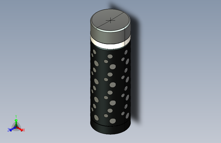 保温杯_PROE_模型图纸下载 – 懒石网