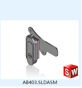 AB403锁_SOLIDWORKS 2022_模型图纸下载 – 懒石网
