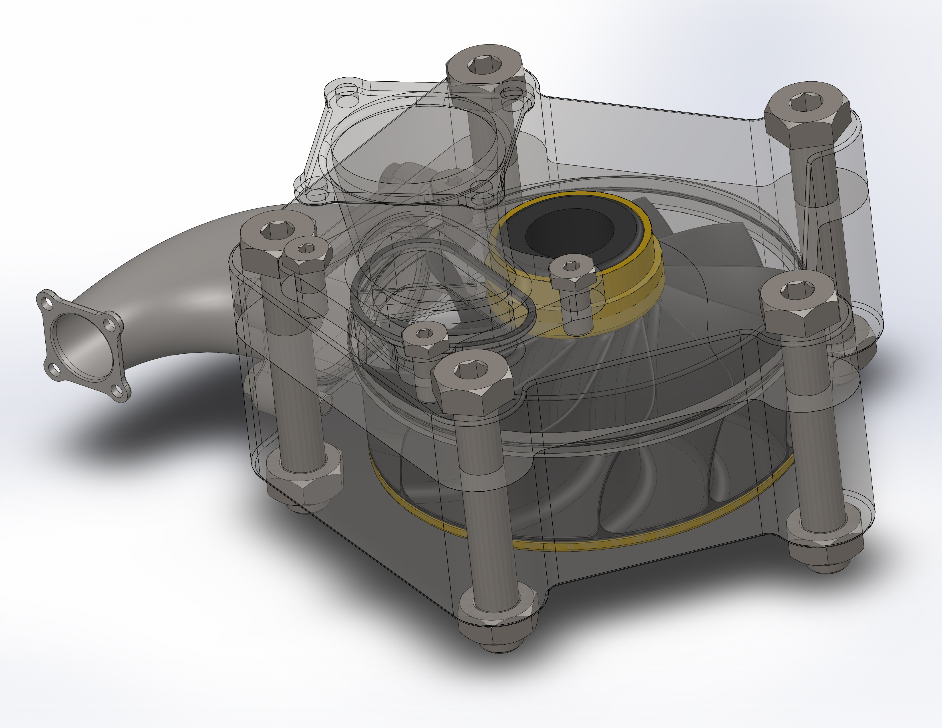 三维模型--泵_SOLIDWORKS 2021_模型图纸下载 – 懒石网