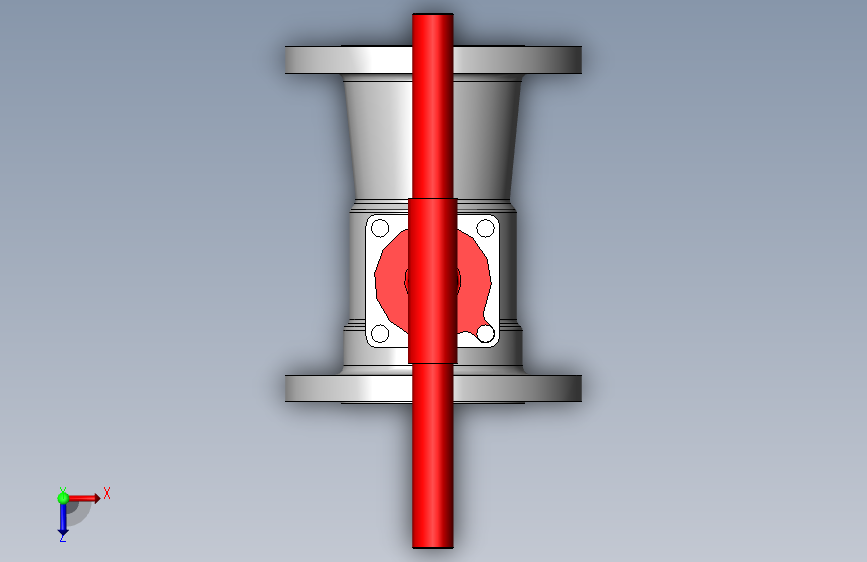 BALL VALVE - DN80-200 - FLANGED_SOLIDWORKS 2010_模型图纸下载 – 懒石网