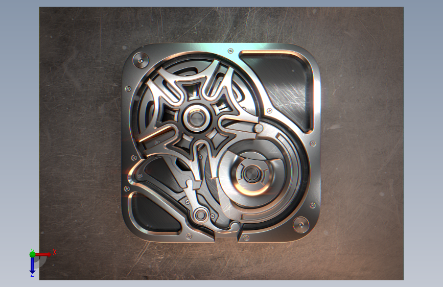 间歇槽轮转盘传动机构_SOLIDWORKS 2016_模型图纸下载 – 懒石网