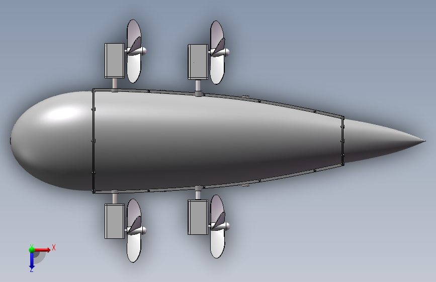 水下机器人_SOLIDWORKS 2020_模型图纸下载 – 懒石网