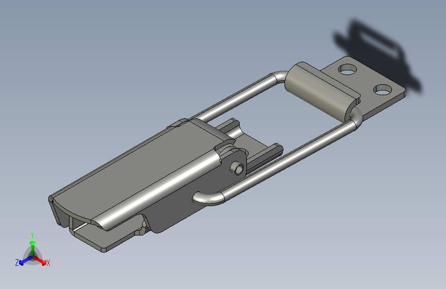 3SJ.DK617-5.0001搭扣-上海生久_STEP_模型图纸下载 – 懒石网