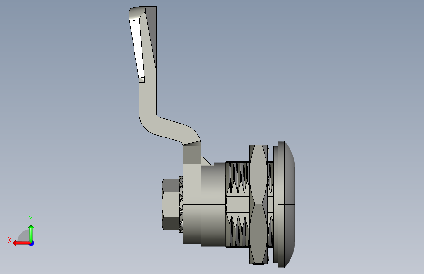 MS705-3J-WF圆柱锁-上海生久_STEP_模型图纸下载 – 懒石网