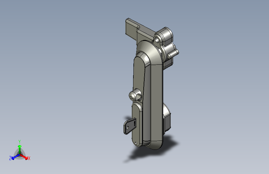 MS839平面锁-上海生久_STEP_模型图纸下载 – 懒石网
