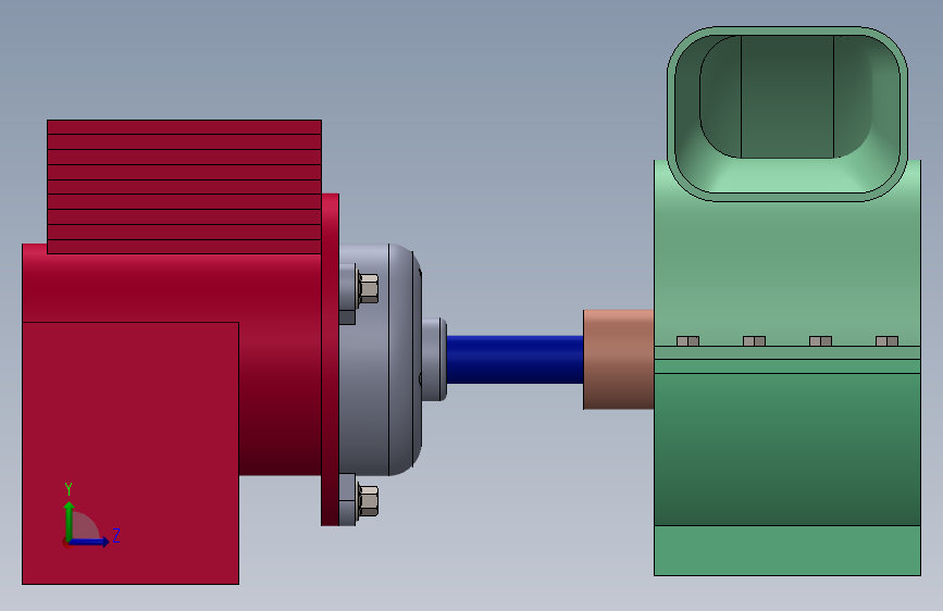 电机总成_SOLIDWORKS 2022_模型图纸下载 – 懒石网
