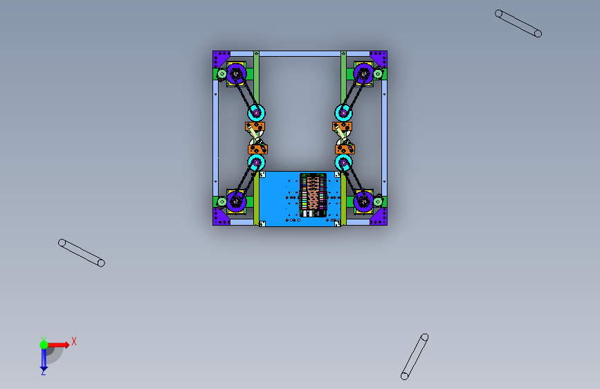 FRC四轮驱动机器人车底盘_STEP _模型图纸下载 – 懒石网