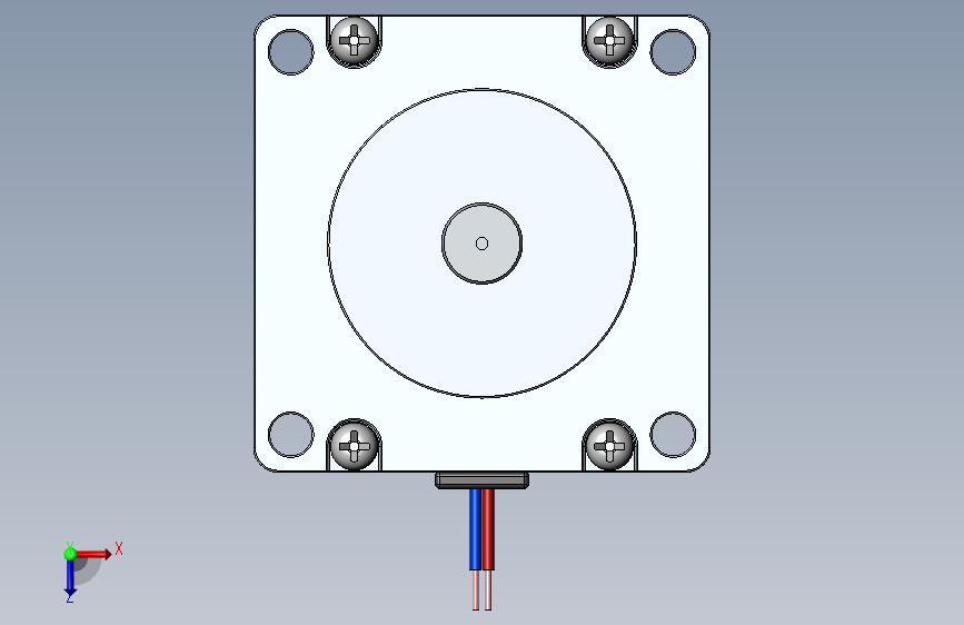 Nema 23 Stepper Motor length 78mm_SOLIDWORKS 2017_模型图纸下载 – 懒石网