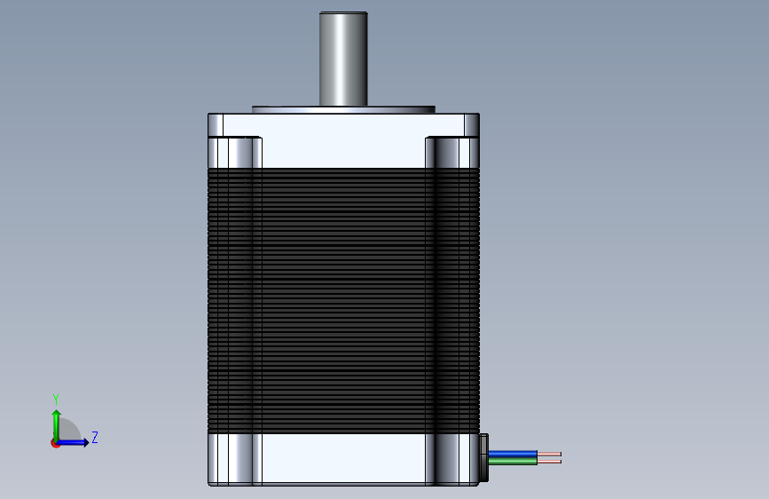 Nema 23 Stepper Motor length 78mm_SOLIDWORKS 2017_模型图纸下载 – 懒石网