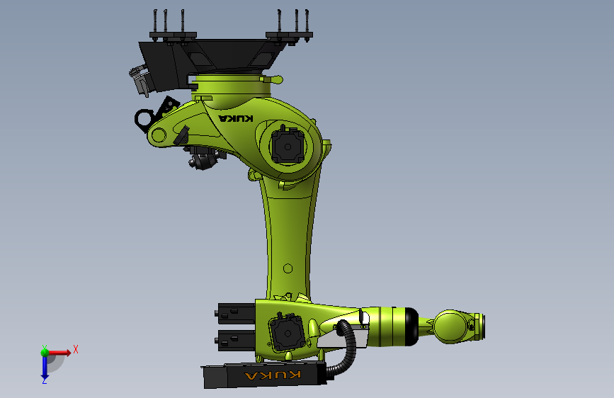 KUKA KR 180 R2500 extra (KR QUANTEC extra)机器人_SOLIDWORKS 2021_模型图纸下载 – 懒石网