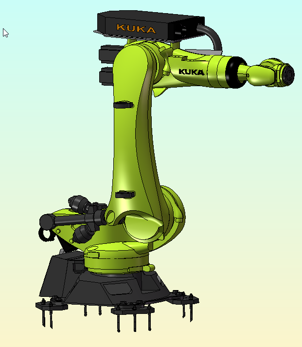 KUKA KR 180 R2500 extra (KR QUANTEC extra)机器人_SOLIDWORKS 2021_模型图纸下载 – 懒石网