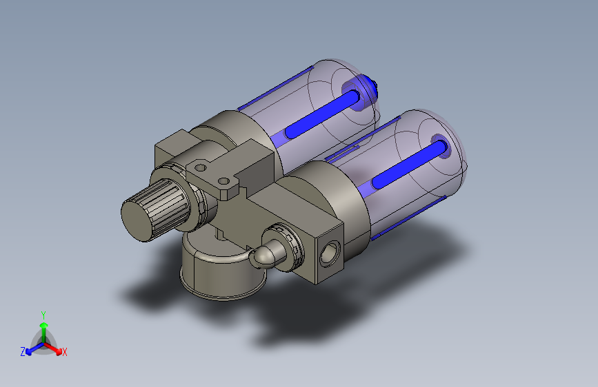 二联件.prt_UG_模型图纸下载 – 懒石网