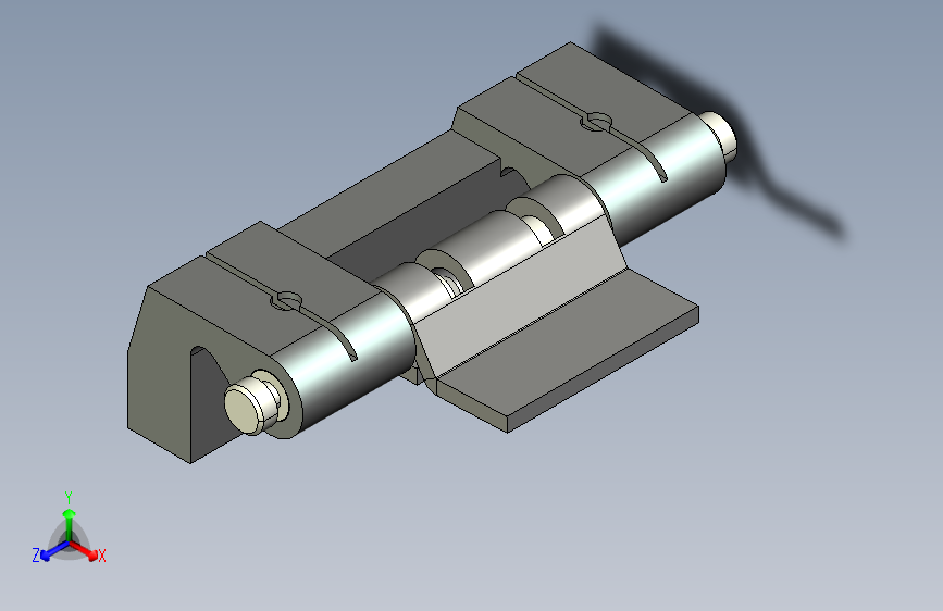 生久CL201-1组件_PROE_模型图纸下载 – 懒石网