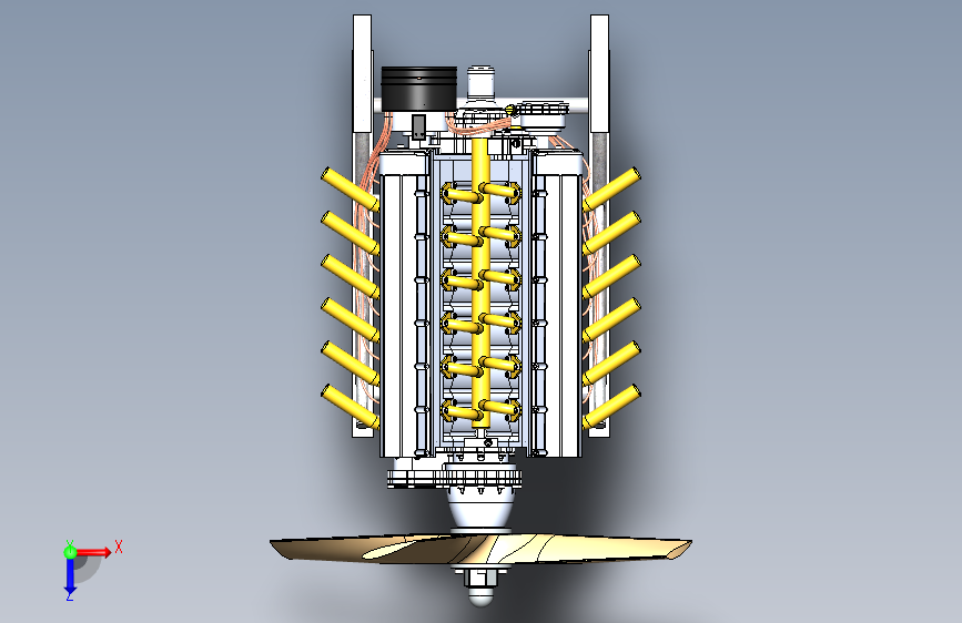 V12 梅林发动机_SOLIDWORKS 2013_模型图纸下载 – 懒石网
