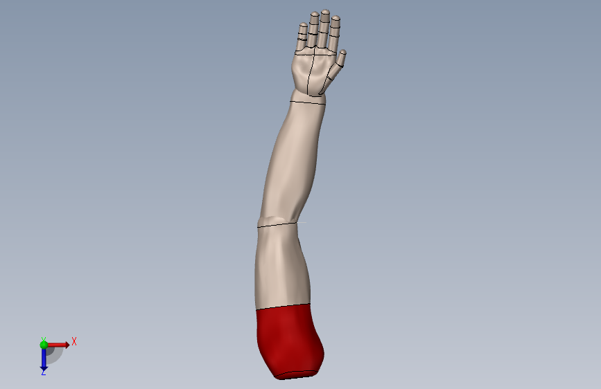 人手_SOLIDWORKS 2019_模型图纸下载 – 懒石网