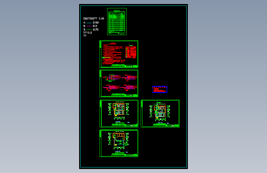 监控机房电气设计图_AutoCAD 2007_模型图纸下载 – 懒石网