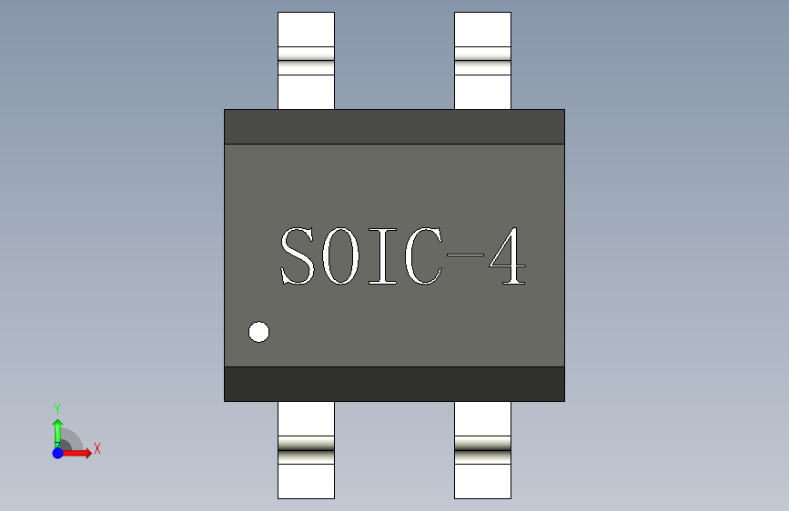 SOIC-4_STEP_模型图纸下载 – 懒石网