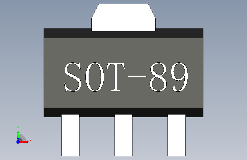 SOT-89_STEP_模型图纸下载 – 懒石网