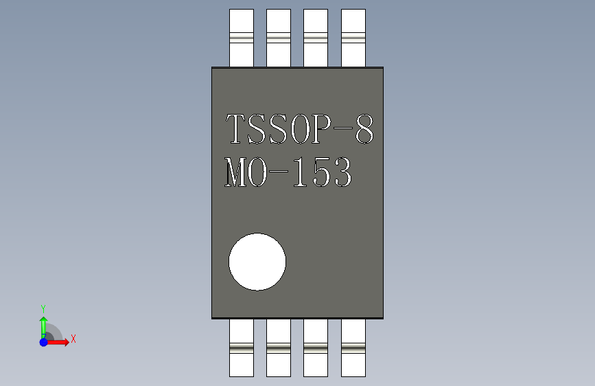 TSSOP-8_STEP_模型图纸下载 – 懒石网