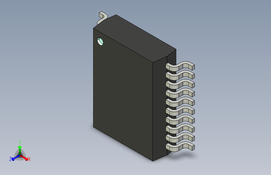 SSOP-20_STEP_模型图纸下载 – 懒石网