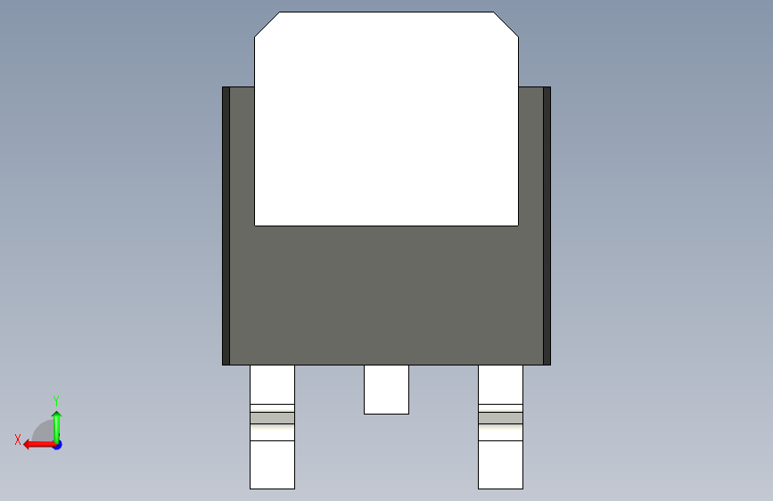 TO-252-3_STEP_模型图纸下载 – 懒石网