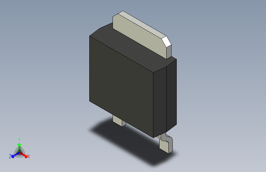 TO-252-3_STEP_模型图纸下载 – 懒石网