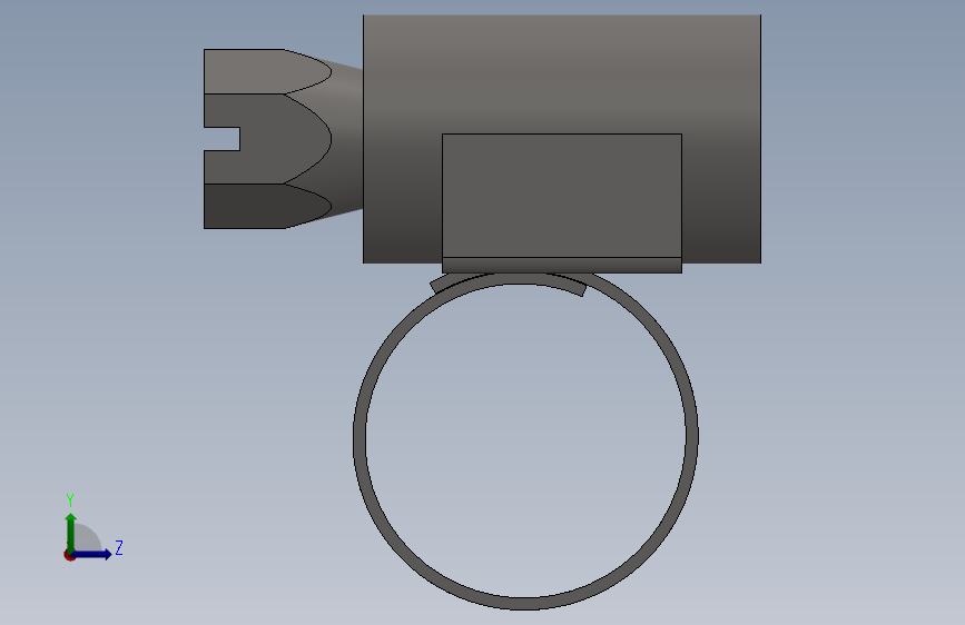 Q675 A型蜗杆传动式软管环箍_Q62016_SOLIDWORKS 2018_模型图纸下载 – 懒石网
