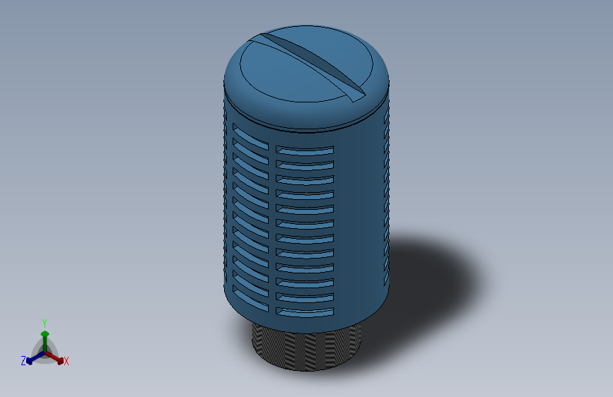 PSL-G 塑料消声器_PSL-G02_SOLIDWORKS 2018_模型图纸下载 – 懒石网