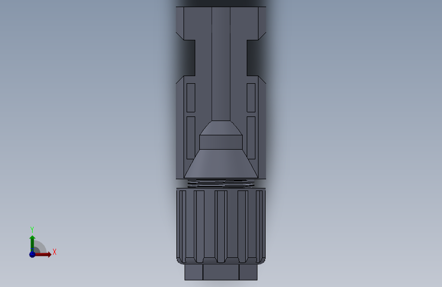 MC4 连接器_SOLIDWORKS 2020_模型图纸下载 – 懒石网