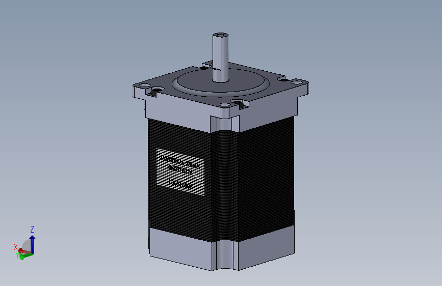 NEMA-23电机_SOLIDWORKS 2022_模型图纸下载 – 懒石网