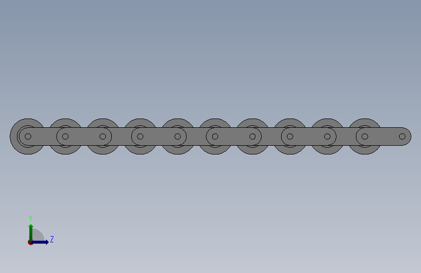 倍速链条_DCM-BS25-C212A-10_SOLIDWORKS 2018_模型图纸下载 – 懒石网