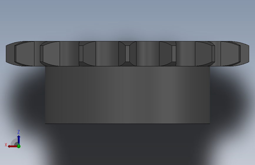 直孔链轮10B型_16-10B-1_SOLIDWORKS 2018_模型图纸下载 – 懒石网