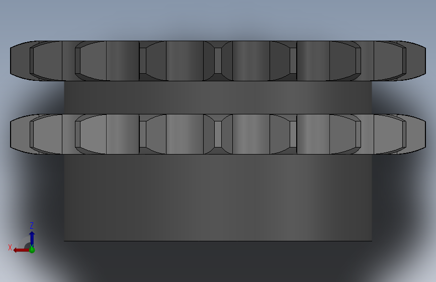 直孔链轮10B型_17-10B-2_SOLIDWORKS 2018_模型图纸下载 – 懒石网