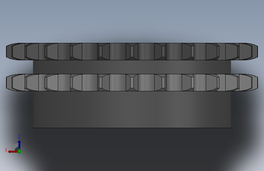 直孔链轮10B型_25-10B-2_SOLIDWORKS 2018_模型图纸下载 – 懒石网