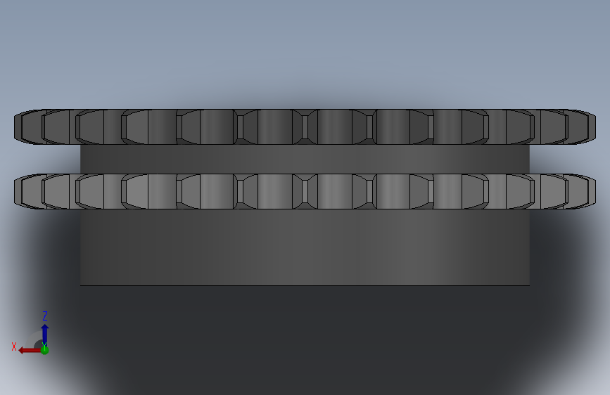 直孔链轮10B型_28-10B-2_SOLIDWORKS 2018_模型图纸下载 – 懒石网