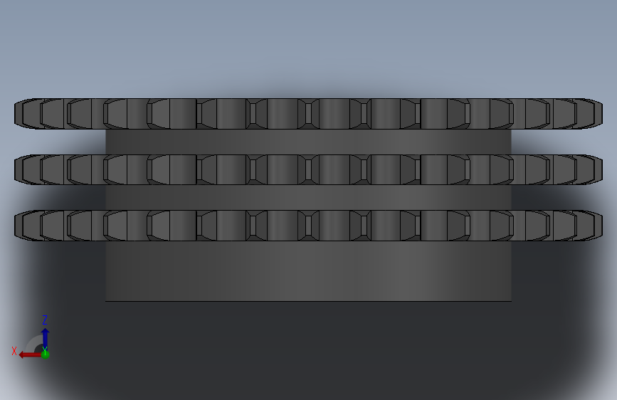 直孔链轮10B型_33-10B-3_SOLIDWORKS 2018_模型图纸下载 – 懒石网