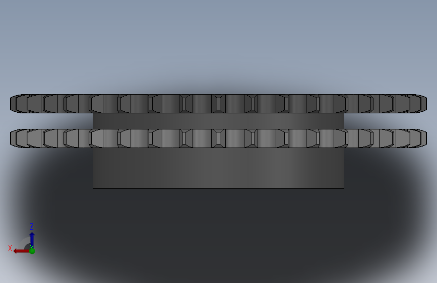 直孔链轮10B型_38-10B-2_SOLIDWORKS 2018_模型图纸下载 – 懒石网