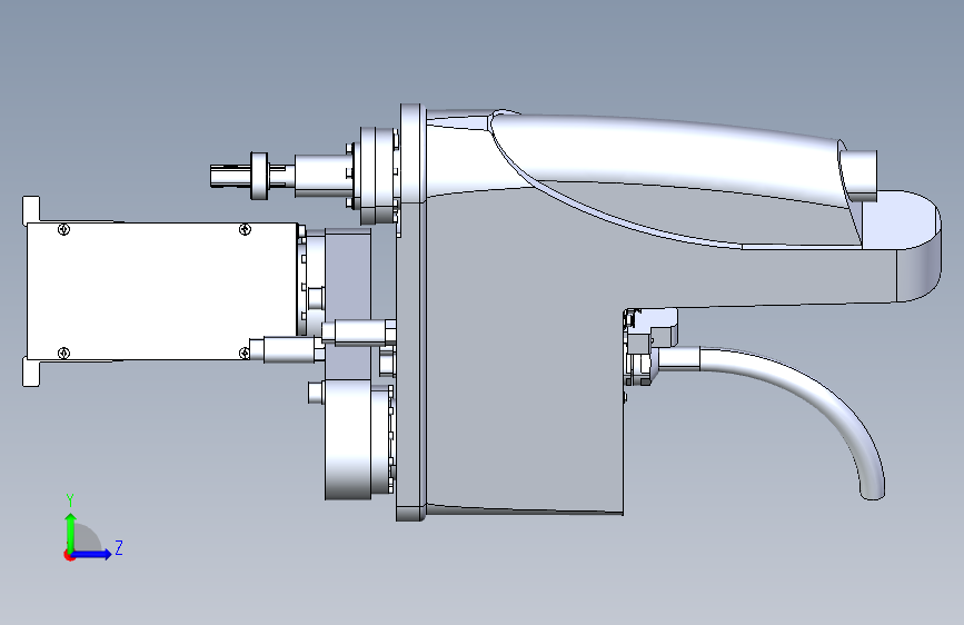 Yamaha-yk500四轴机器人_STEP_模型图纸下载 – 懒石网