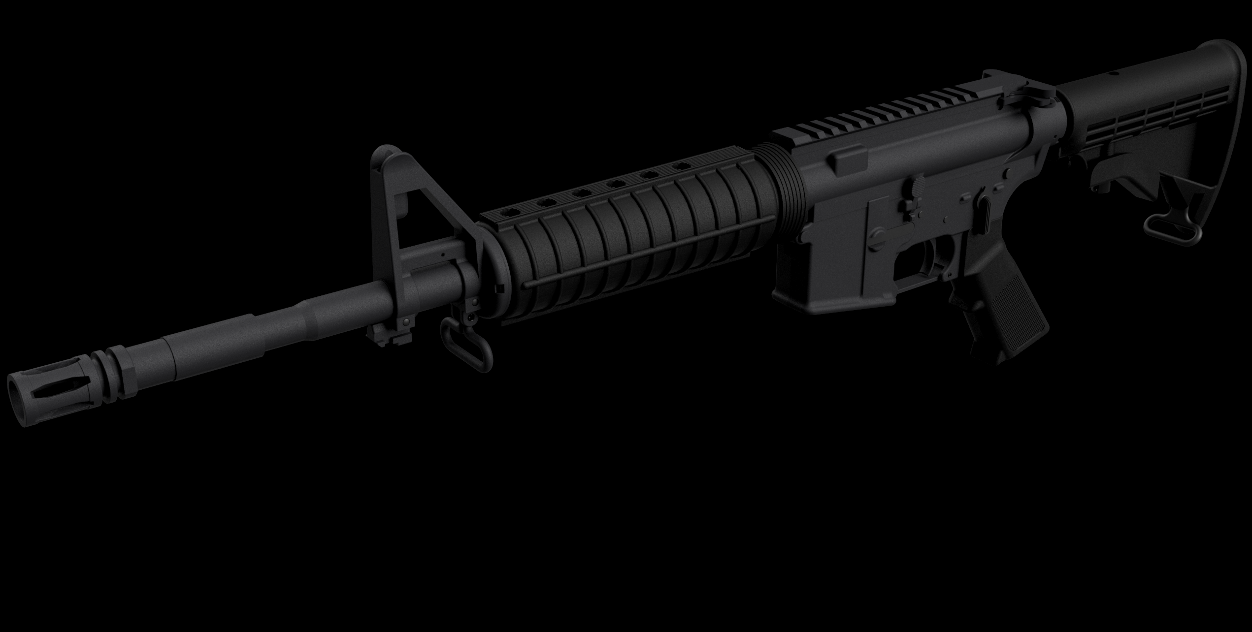 AR15玩具gun_SOLIDWORKS 2018_模型图纸下载 – 懒石网