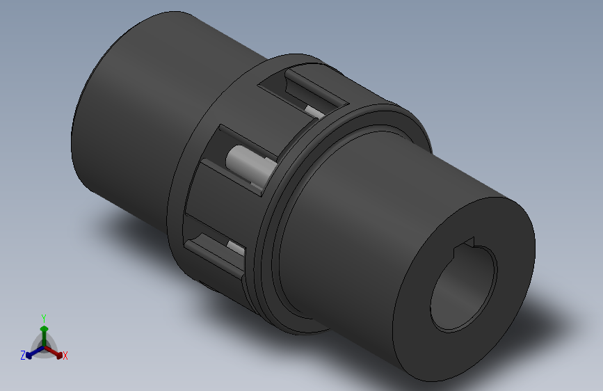 LM型梅花形弹性联轴器_LM3联轴器J120×52／Z25×44_SOLIDWORKS 2018_模型图纸下载 – 懒石网